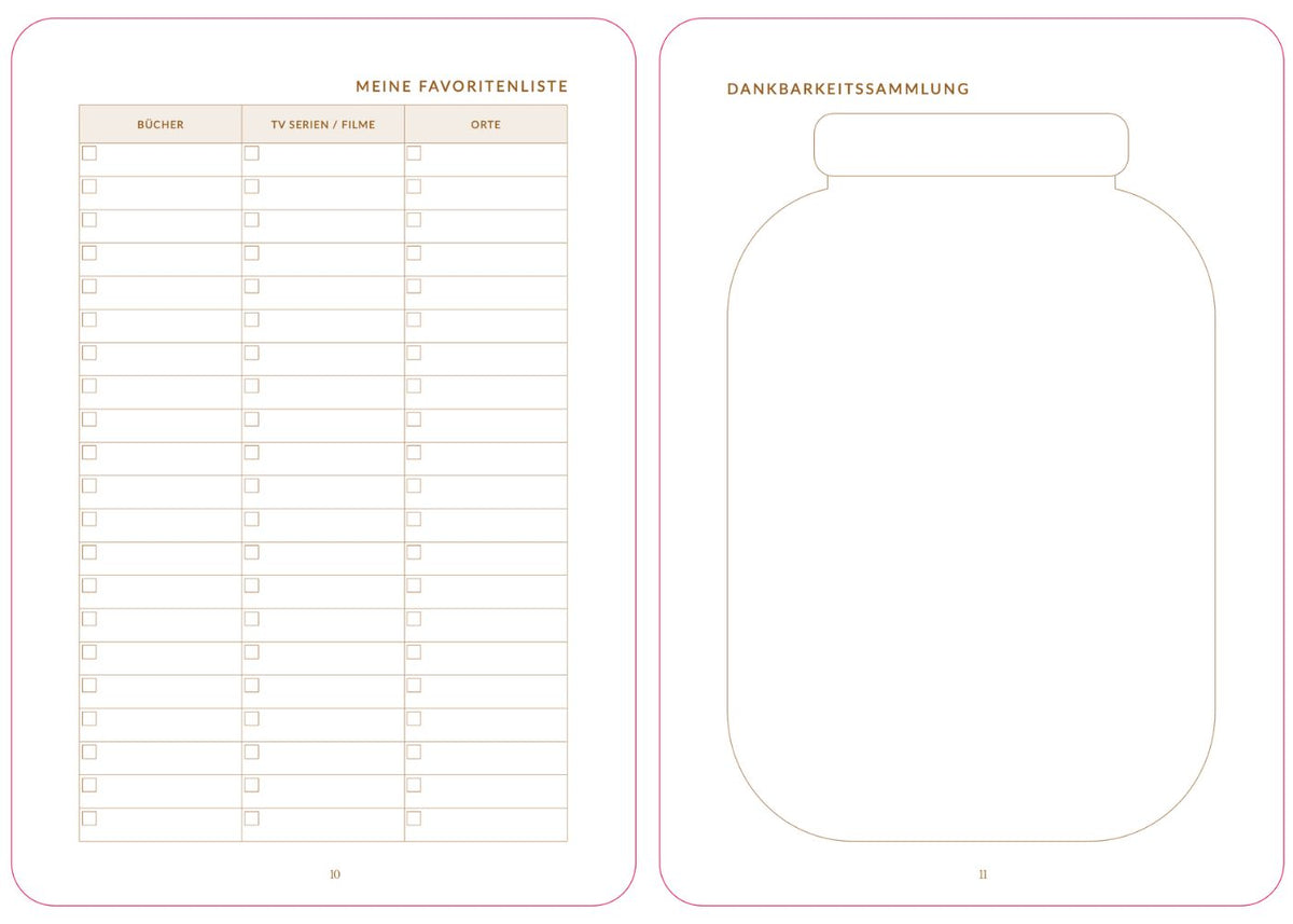 Achtsamkeitstagebuch jahresunabhängig - kostenlos | Milula Studios